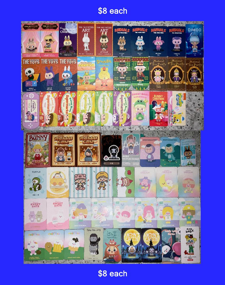 Clearance Popmart Finding Unicorn Labubu Dimoo Skullpanda Molly Bob ...