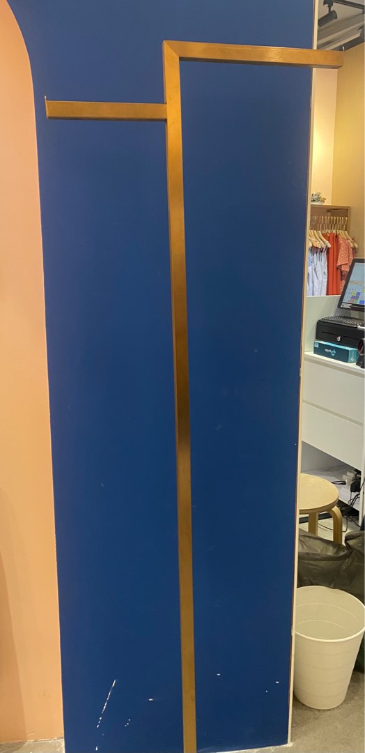 Clothes display rack rose gold colour, Furniture & Home Living, Home ...