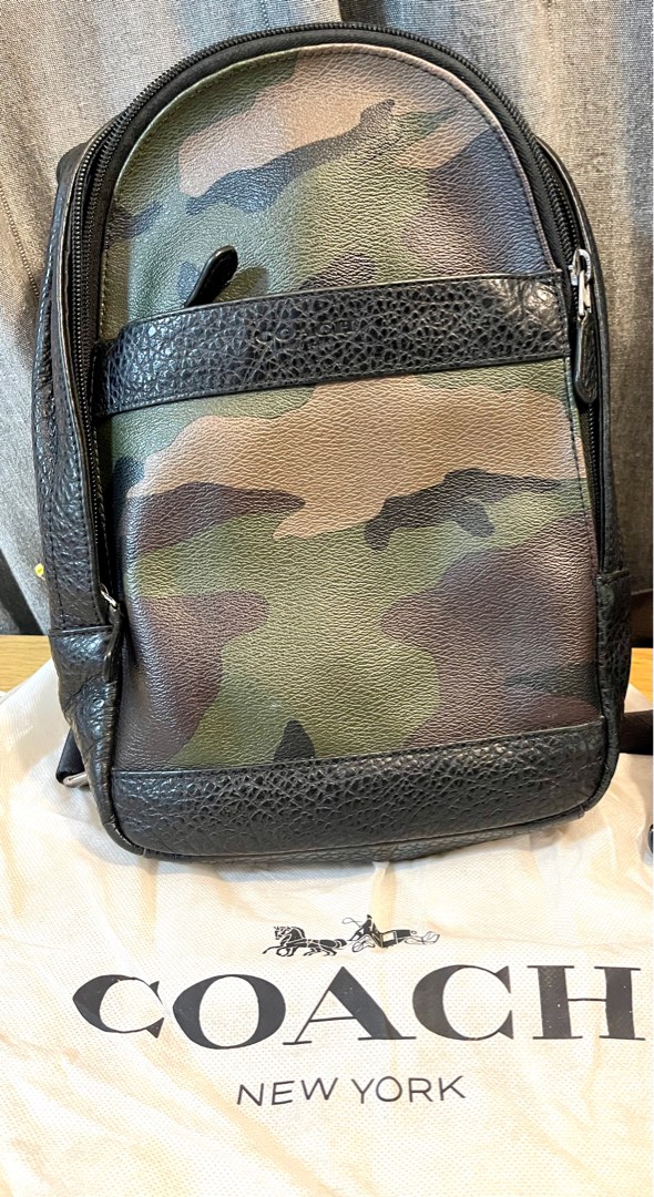 Coach Camo Sling Bag, Men's Fashion, Bags, Sling Bags on Carousell