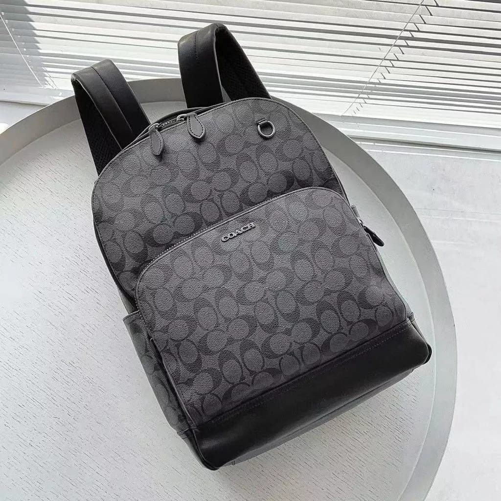 Coach Graham Backpack In Signature Canvas / With Varsity Stripe (Men ...