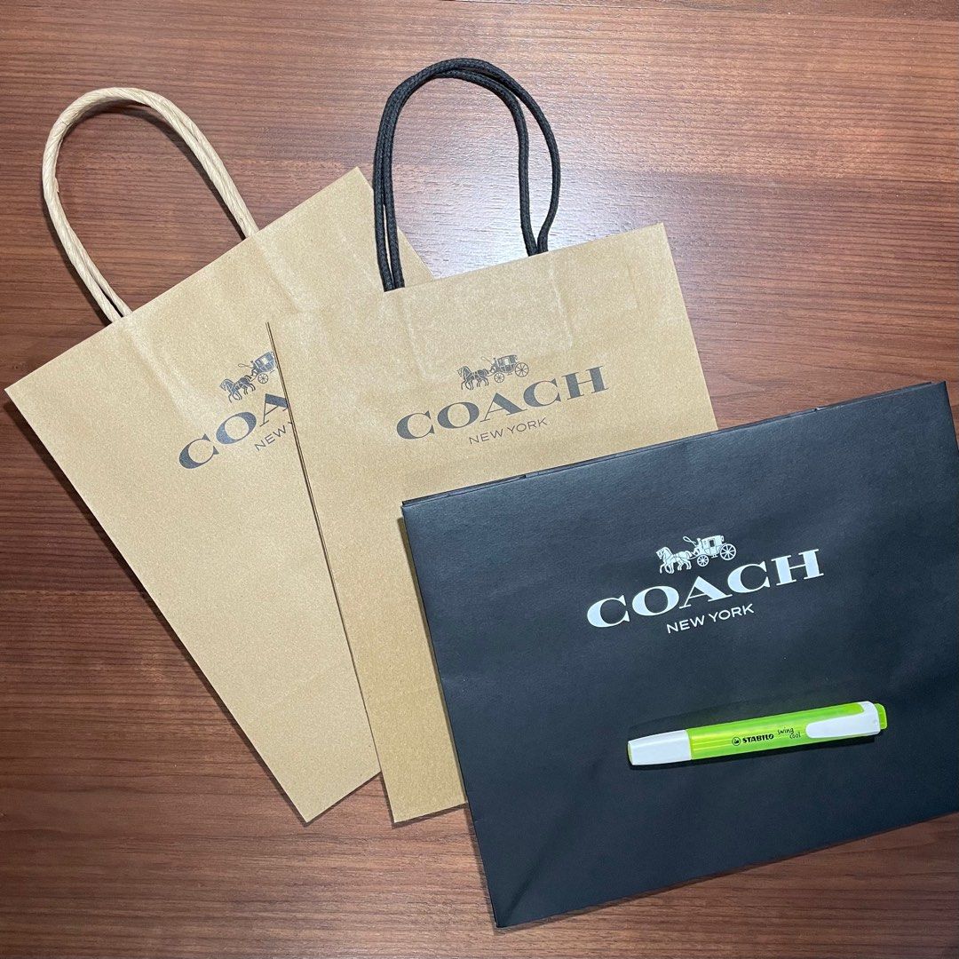 Coach paper bag, Luxury, Bags & Wallets on Carousell