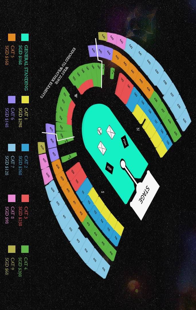 Coldplay Standing Ticket, Tickets & Vouchers, Event Tickets on Carousell