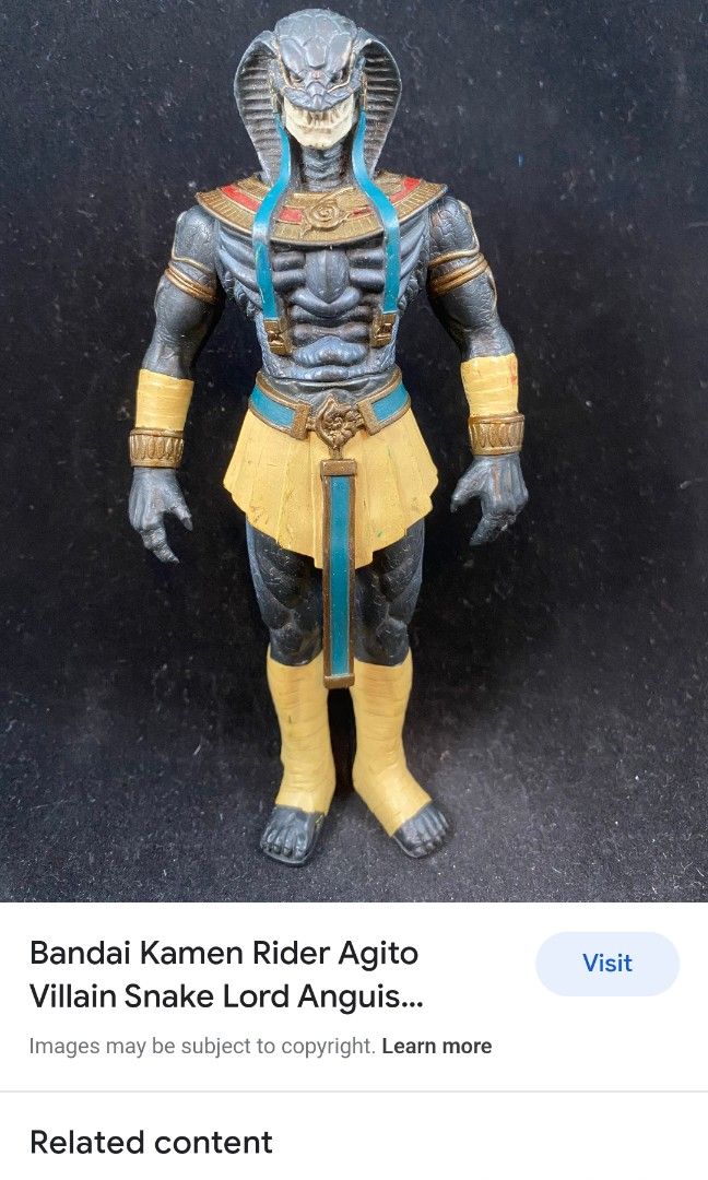 Collectible Action Figure Kamen Rider Villain Snake Lord Anguis ...
