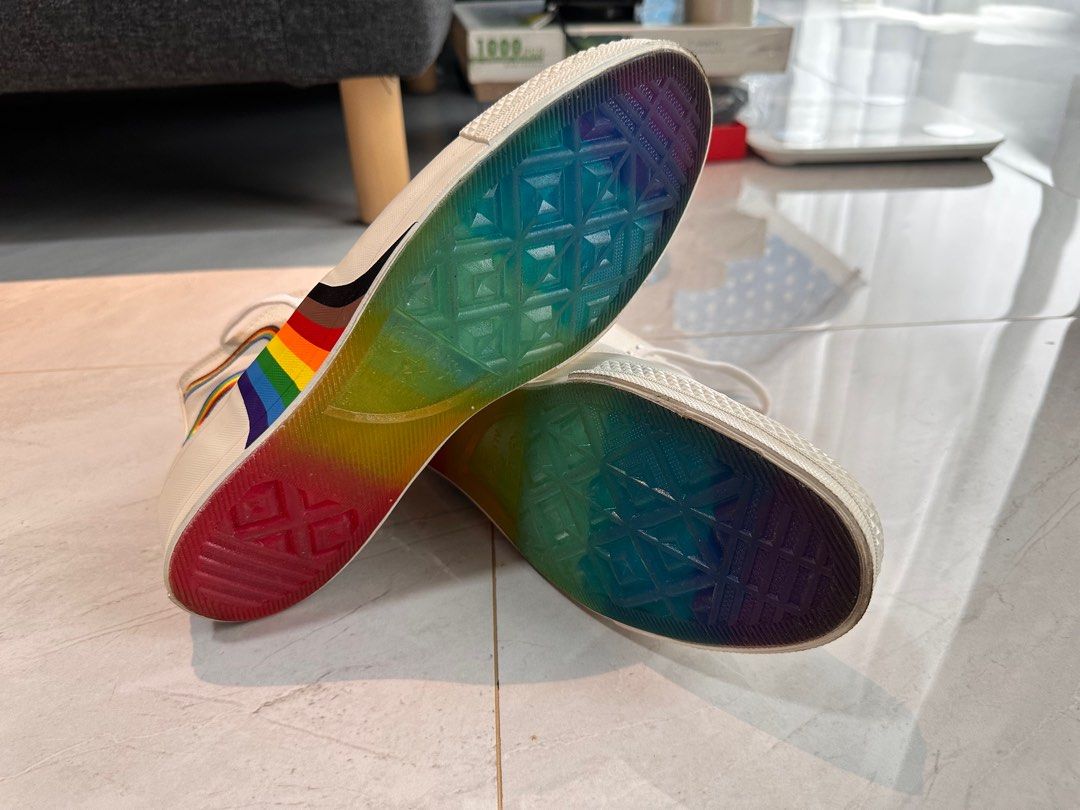 Converse rainbow Shoes [limited edition], Men's Fashion, Footwear ...