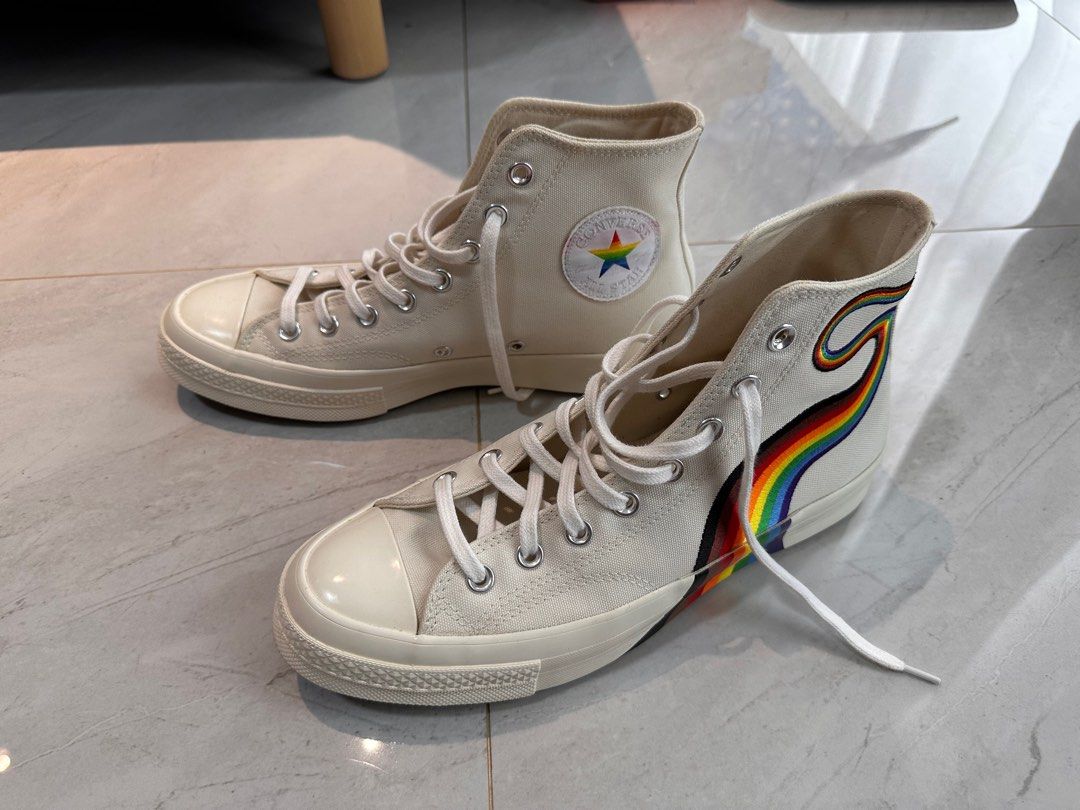 Converse rainbow Shoes [limited edition], Men's Fashion, Footwear ...