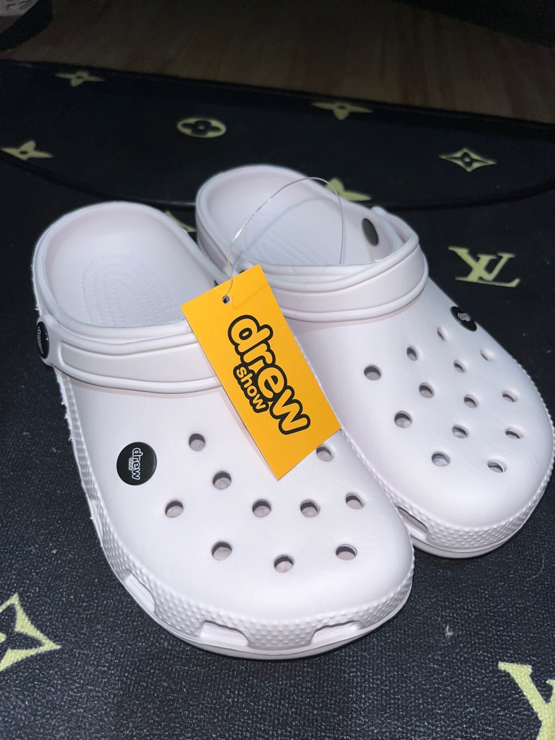 Crocs White Clogs Drew Size 7 on Carousell