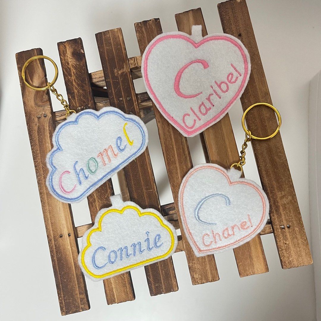 Customised Embroidery Name Tag, Hobbies & Toys, Stationery & Craft ...