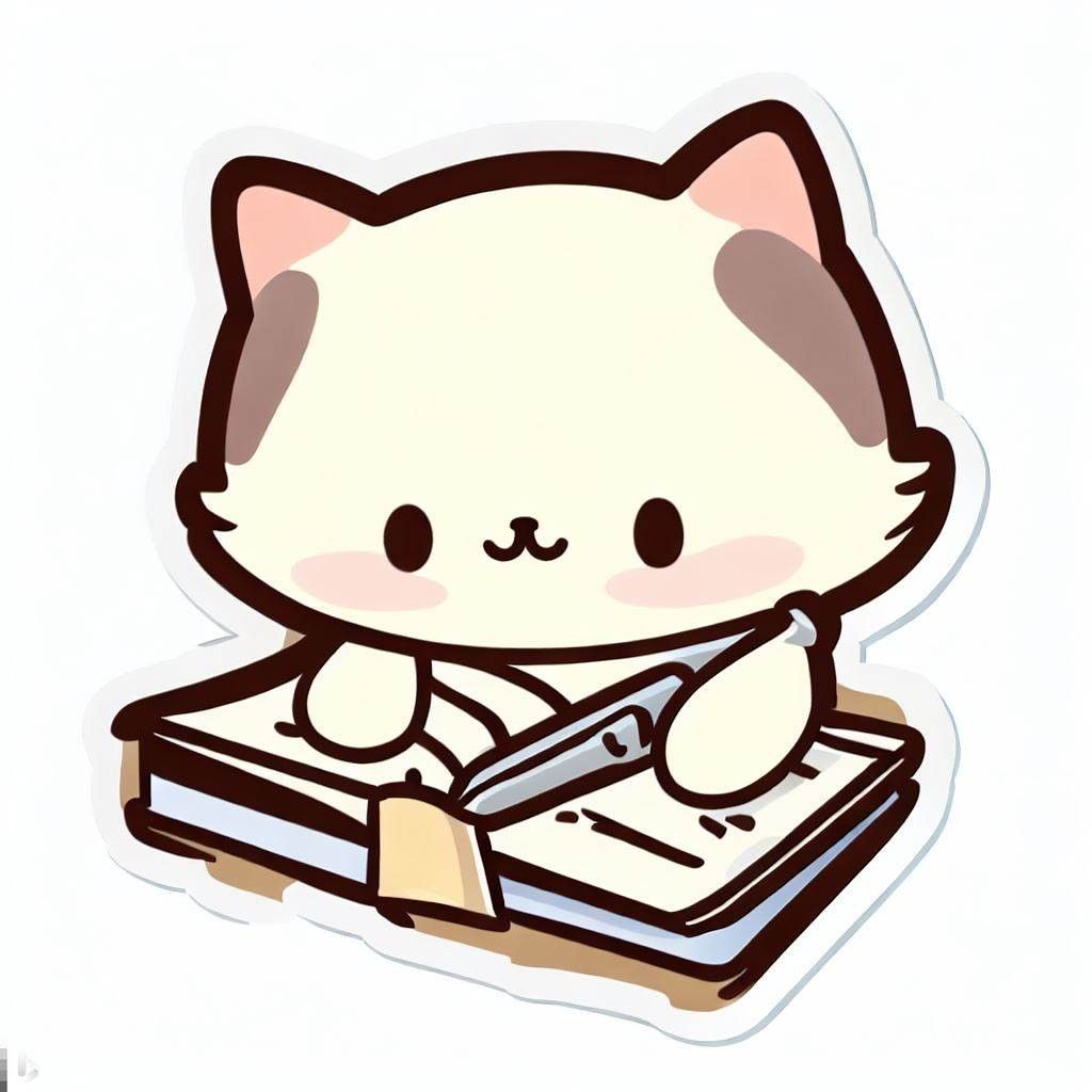 Cute Cat Sticker for Laptops/Phones/PC/Consoles/Tables/Walls, Hobbies ...
