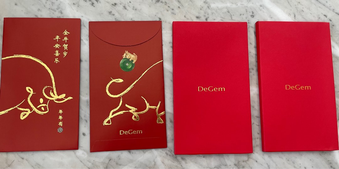 De Gem red packet/ angpao, Luxury, Accessories on Carousell