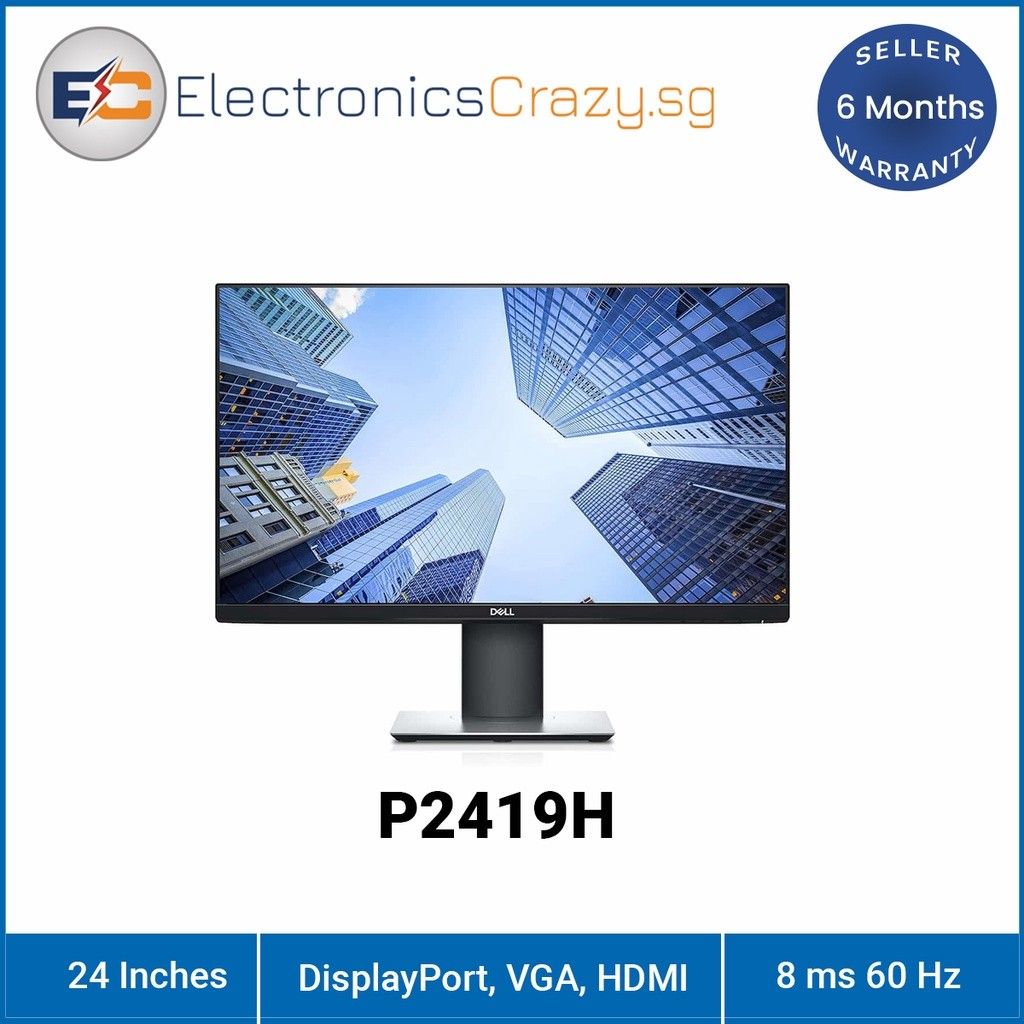 Dell Monitor Refurbished 24 inch P2419H under warranty, Computers ...