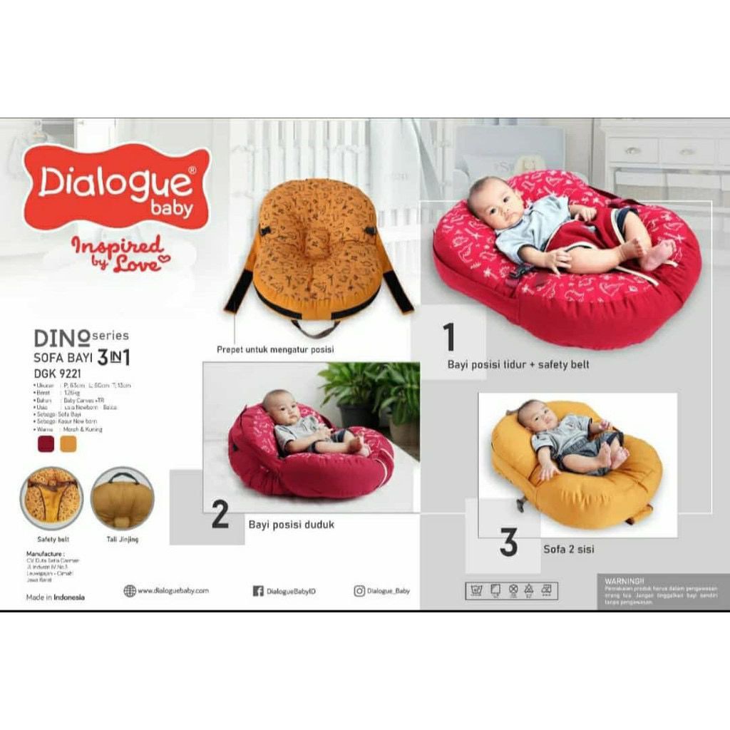 Dialogue Baby Sofa bed, Bayi & Anak, Kereta, Kursi Goyang & Gendongan ...