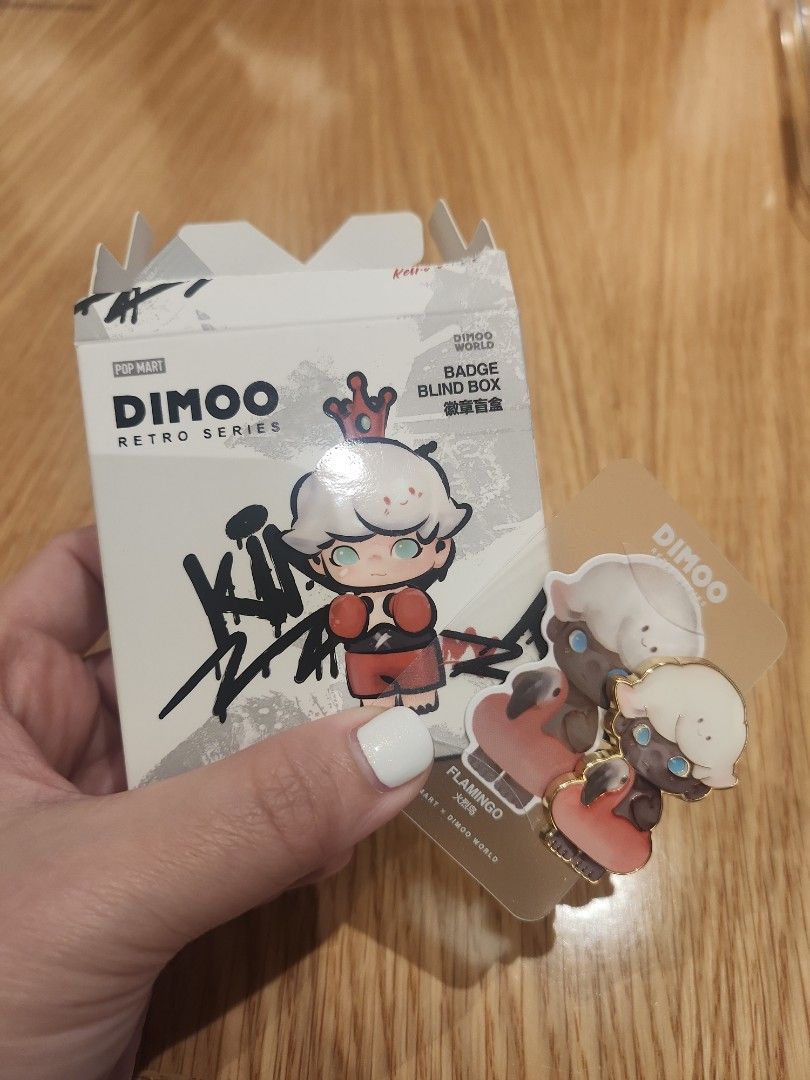 DIMOO RETRO BADGE, Hobbies & Toys, Memorabilia & Collectibles, Fan ...