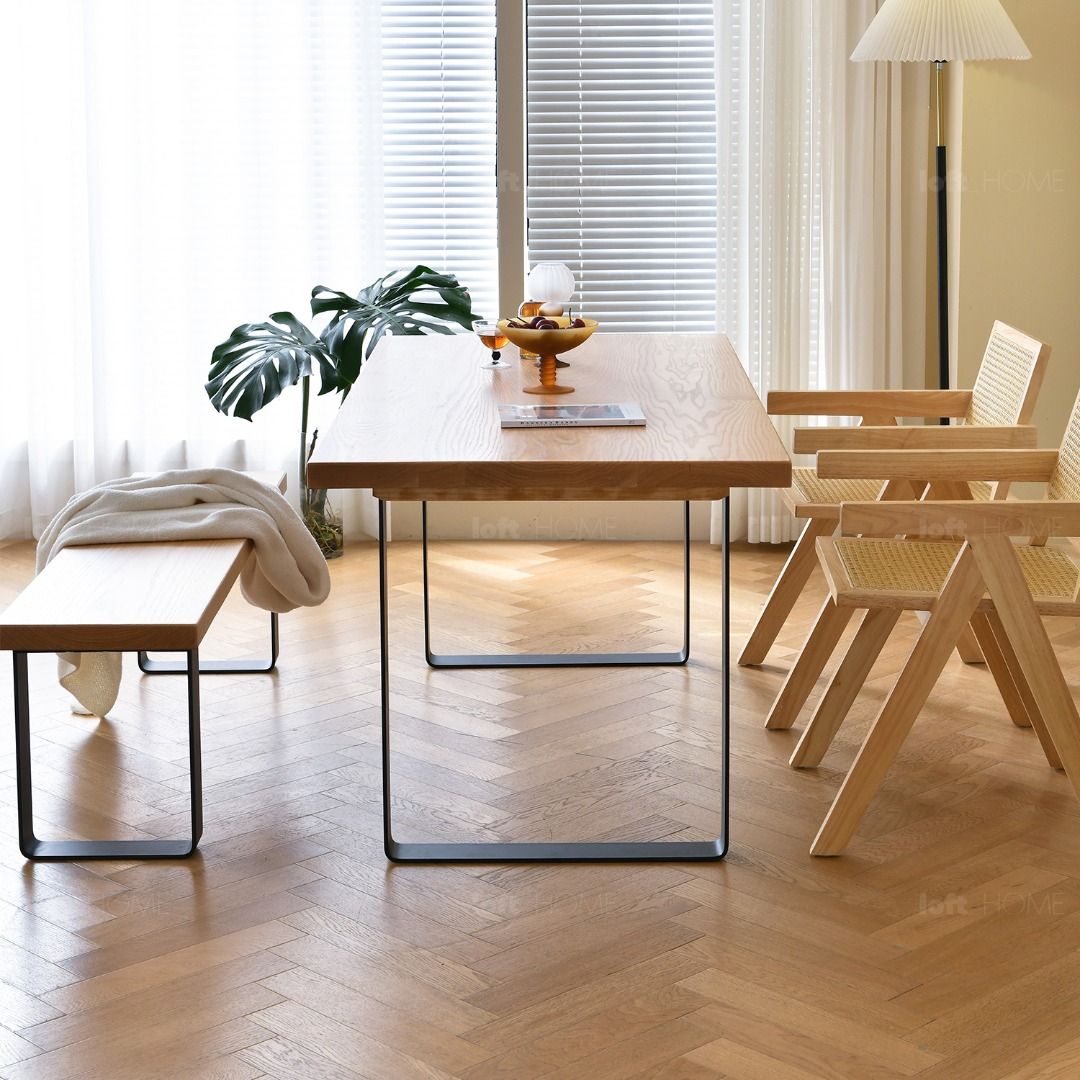 Dining Table U SHAPE OAK ORIGINAL, Furniture & Home Living, Furniture ...