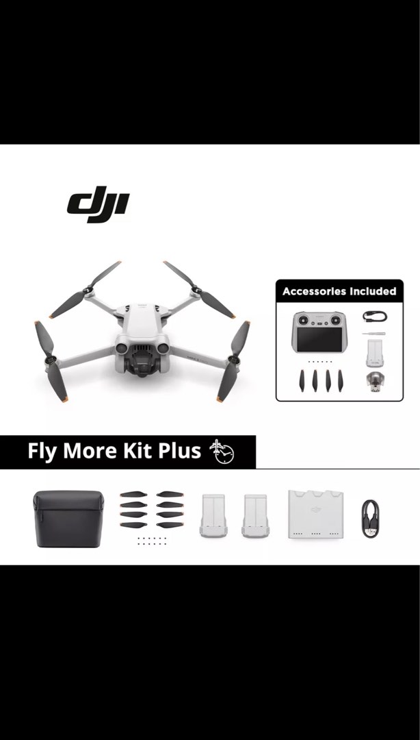 DJI MINI 3 PRO (Fly More Kit Plus), Photography, Drones on Carousell