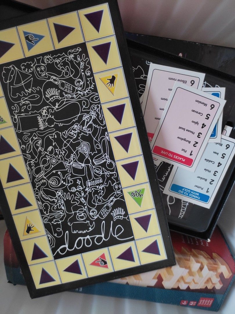 Doodle board game, Hobbies & Toys, Toys & Games on Carousell