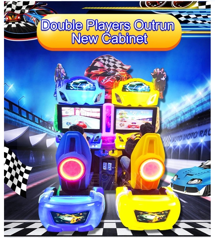 Double Players Outrun, New Cabinet Racing Simulator Arcade Games ...