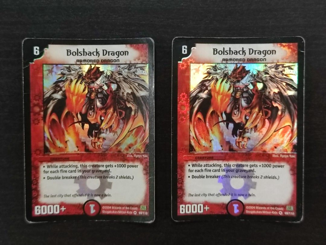 Duel Masters Bolshack Dragon Set, Hobbies & Toys, Toys & Games on Carousell
