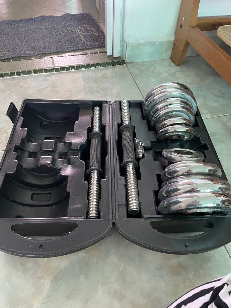 Dumbbell Set 20 Kg, Sports Equipment, Exercise & Fitness, Weights ...