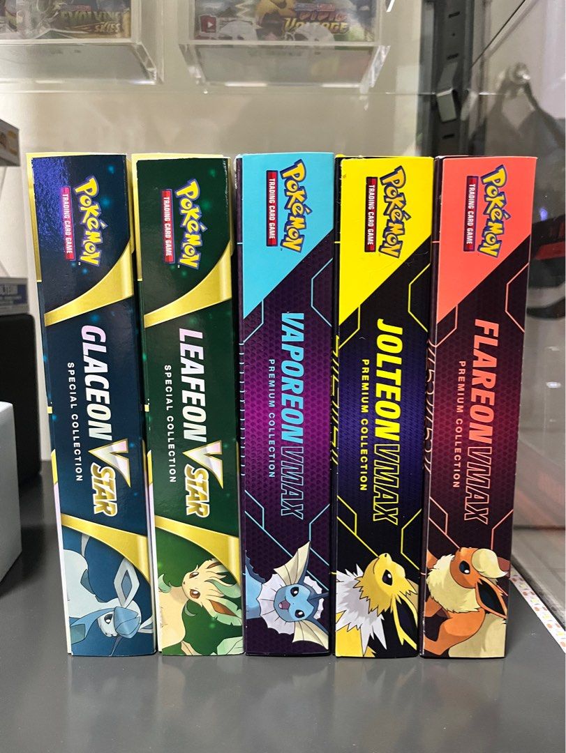 Eeveelution premium / special collection Pokemon card box (flareon ...