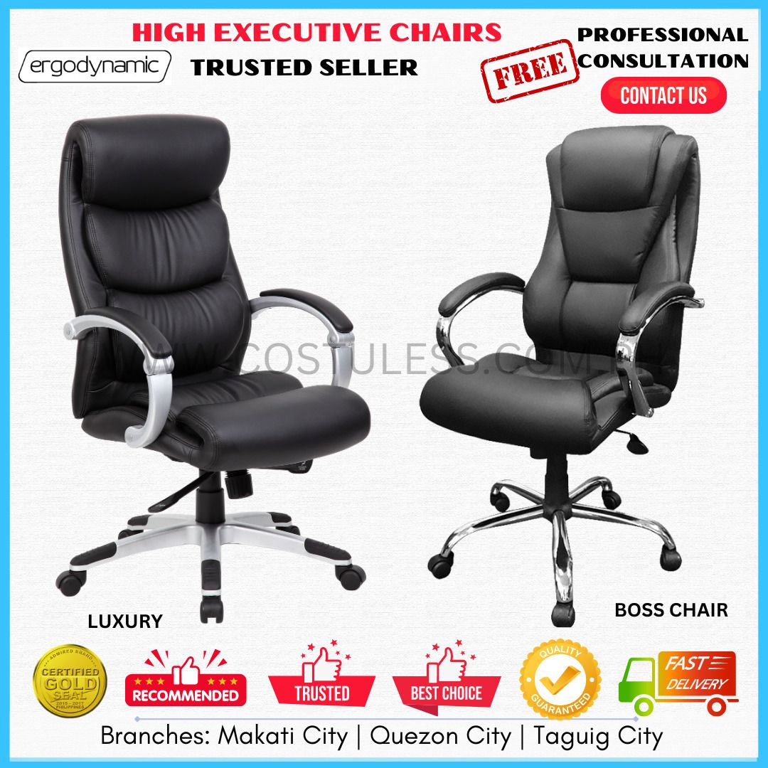 ERGODYNAMIC EXECUTIVE CHAIR, Office Chair, Staff Chair, Desk Chair ...