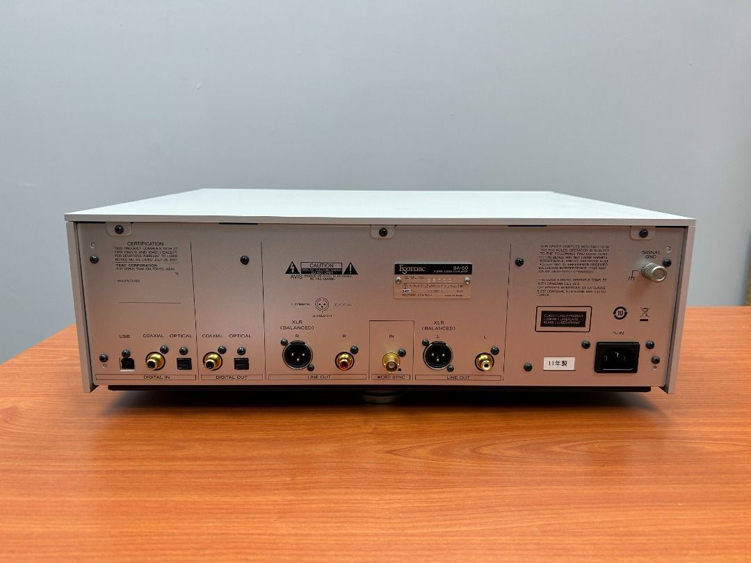 Esoteric SA-50 SACD/CD Player, Audio, Soundbars, Speakers & Amplifiers ...