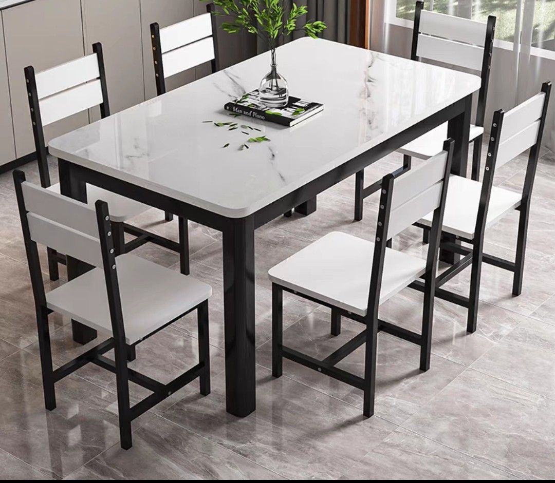 EvA DiniNg TaBle SeT, Furniture & Home Living, Furniture, Tables & Sets on Carousell