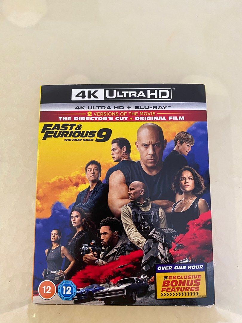 fast 9 blu ray