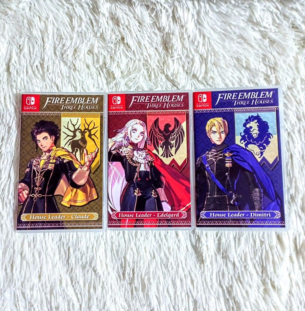 Fire Emblem Three Houses Official EU Alternate Cover Art with Cases ...