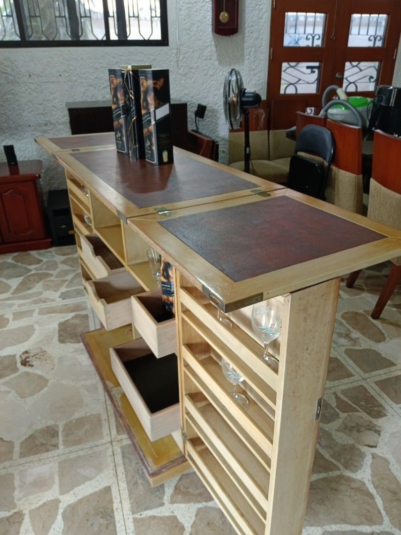 Foldable/ Movable Bar Counter Table on Carousell