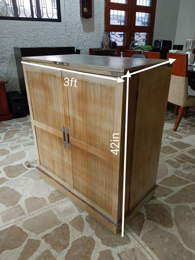Foldable/ Movable Bar Counter Table on Carousell