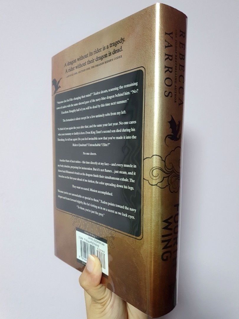 Fourth Wing - First Edition (from a Fairyloot & Illumicrate collector ...