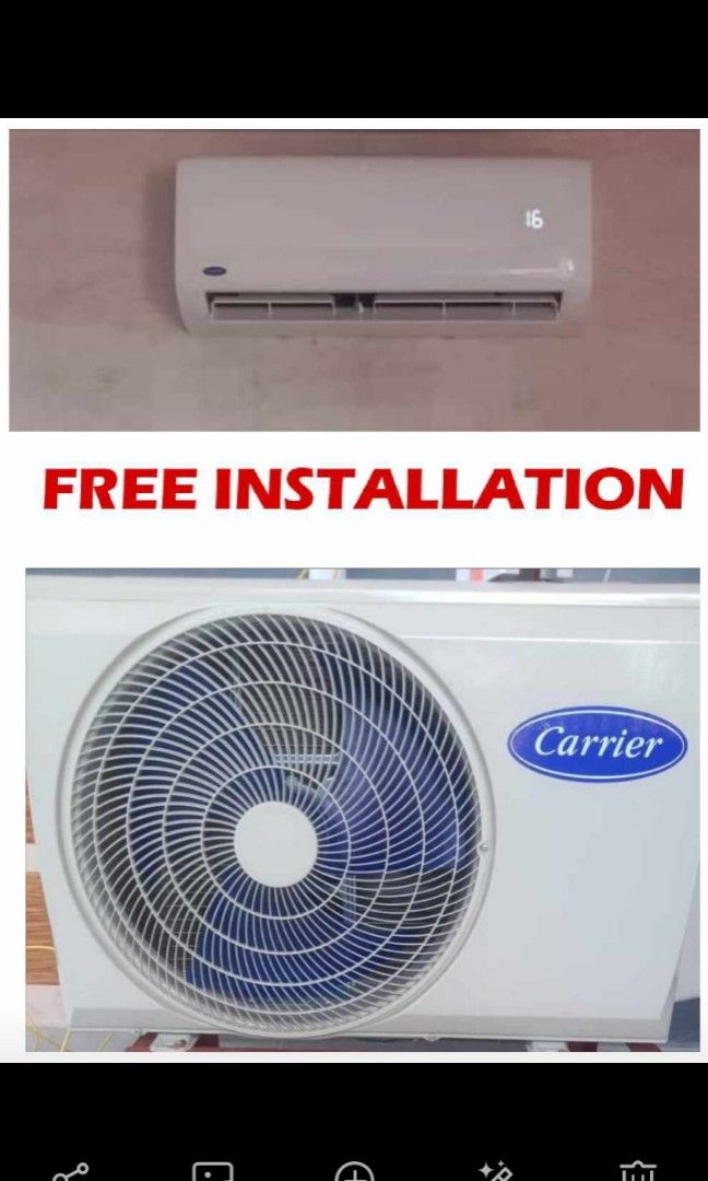 FREE INSTALLATION BRAND NEW SPLIT TYPE AIRCON INVERTER, TV & Home ...