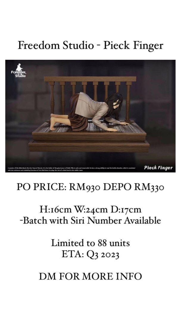 Freedom Studio - Pieck Finger, Hobbies & Toys, Toys & Games on Carousell Freedom Studio - Pieck Finger, Hobbies & Toys, Toys & Games on Carousell