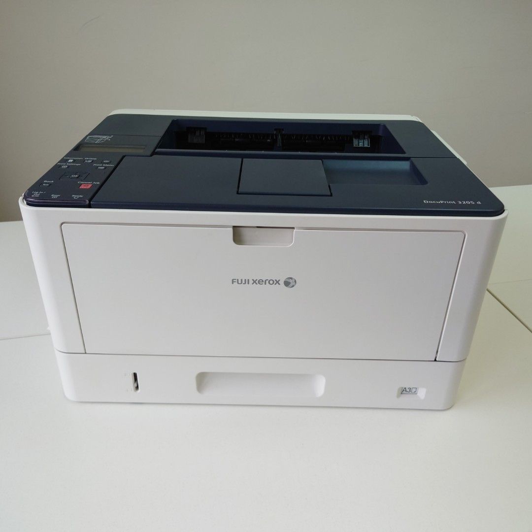 Fuji Xerox DocuPrint 3205d A3 黑白雷射打印機 + 全新原廠碳粉一盒 CT203095 A3 laser ...