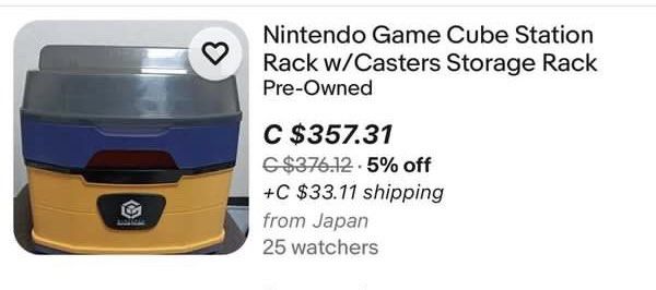 Gamecube Station Rack Organizer, Video Gaming, Gaming Accessories ...