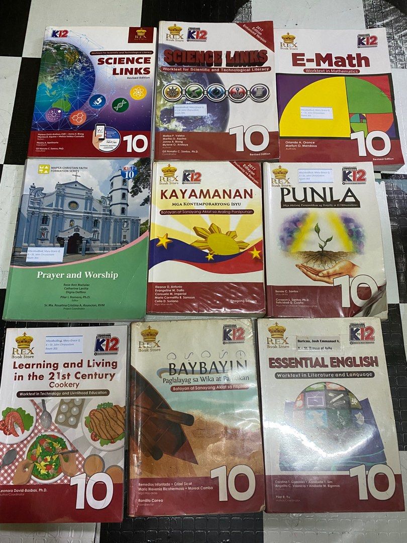 Grade 10 Books (Preloved), Hobbies & Toys, Books & Magazines, Textbooks on Carousell