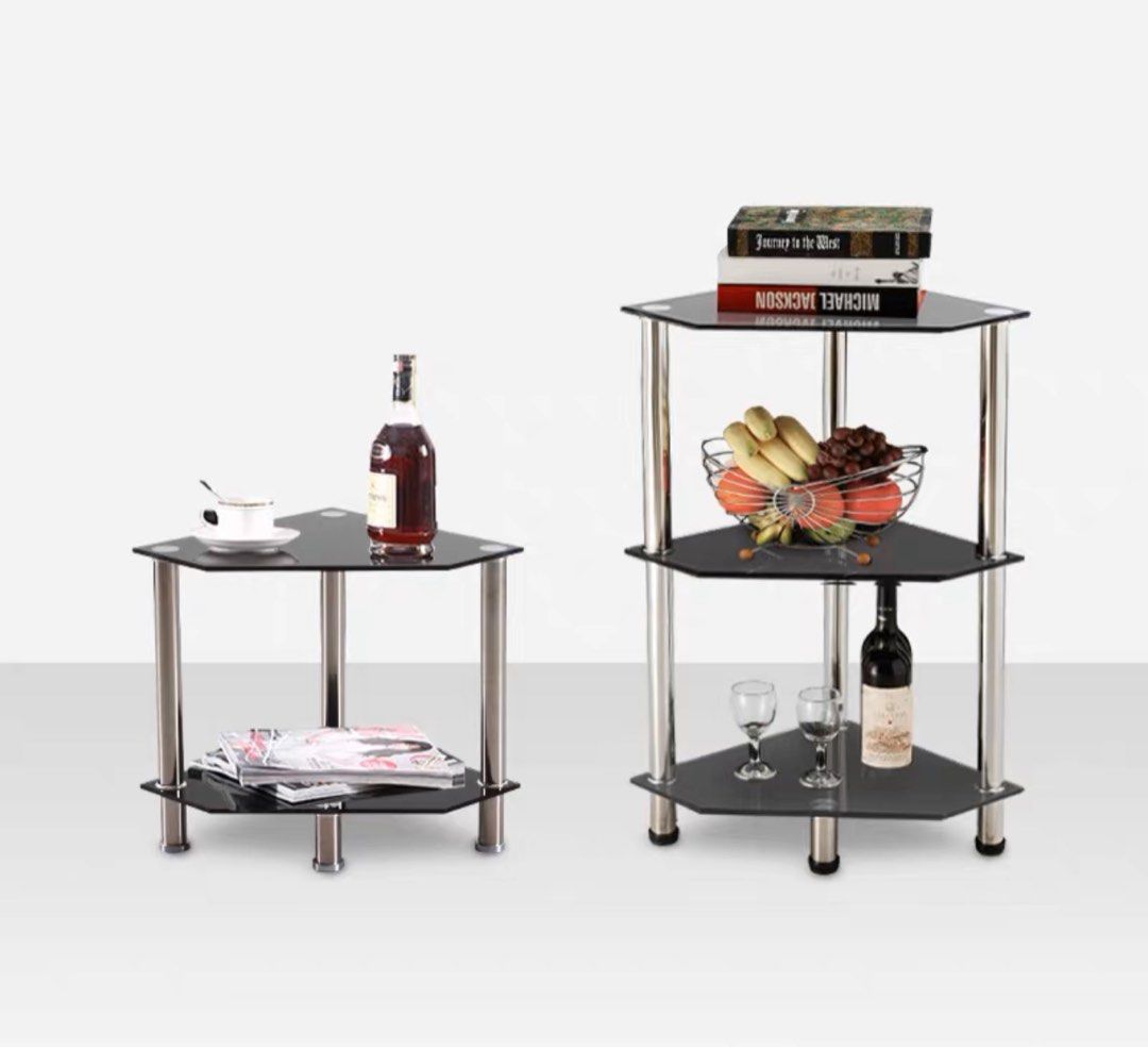 GRANU Modern Glass Display Table, Furniture & Home Living, Furniture ...