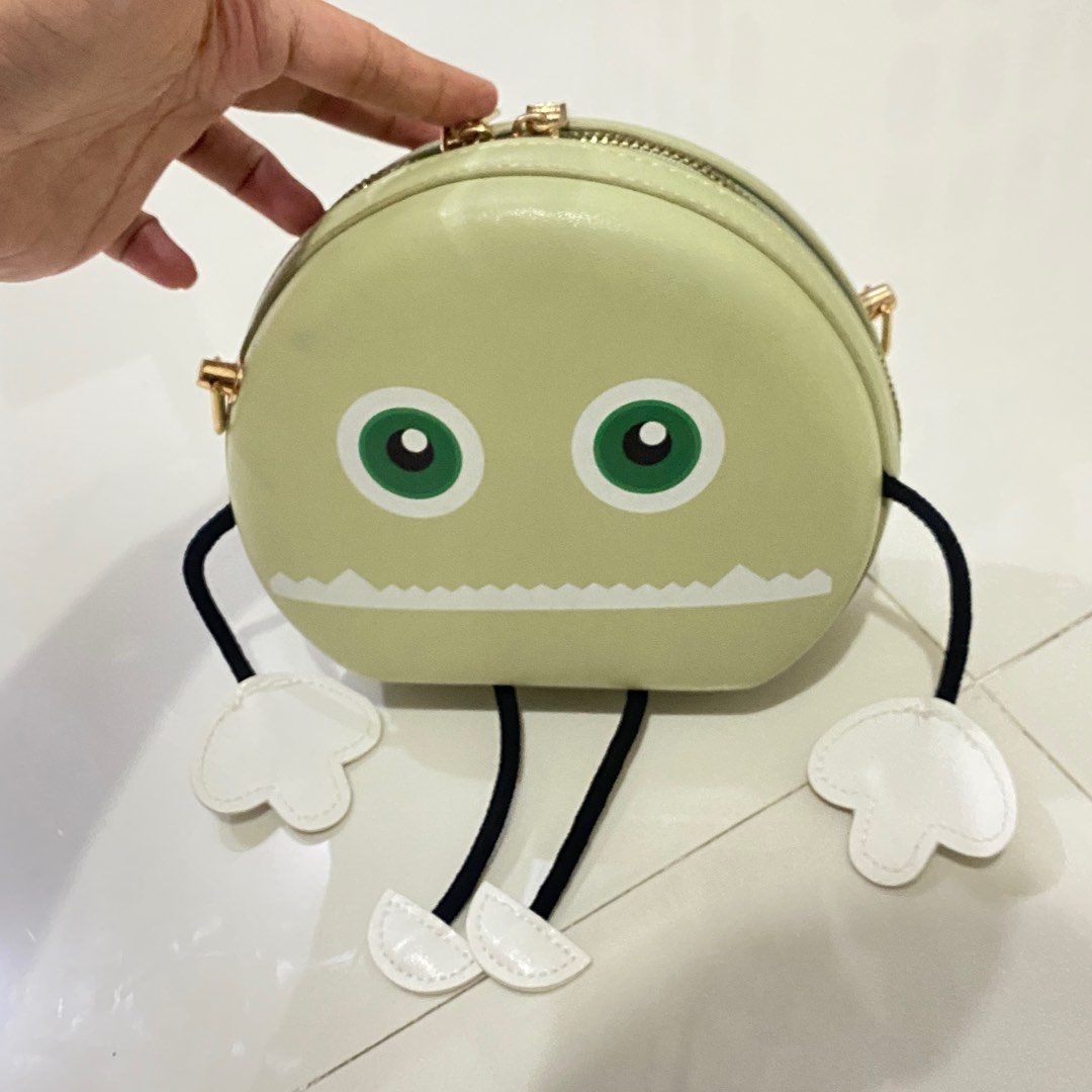 Green monster purse, Mini bag on Carousell