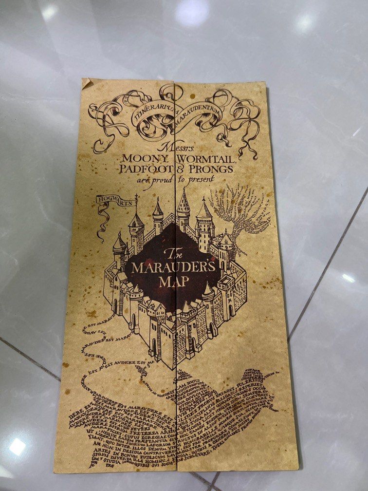 Harry Potter Severus snape wand, marauders map and acceptance letter ...