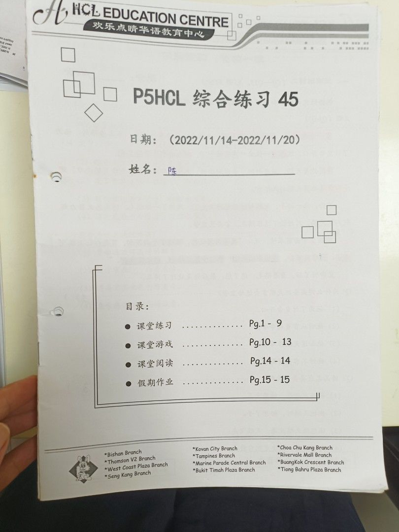 HCL Higher Chinese notes, Hobbies & Toys, Books & Magazines, Assessment ...