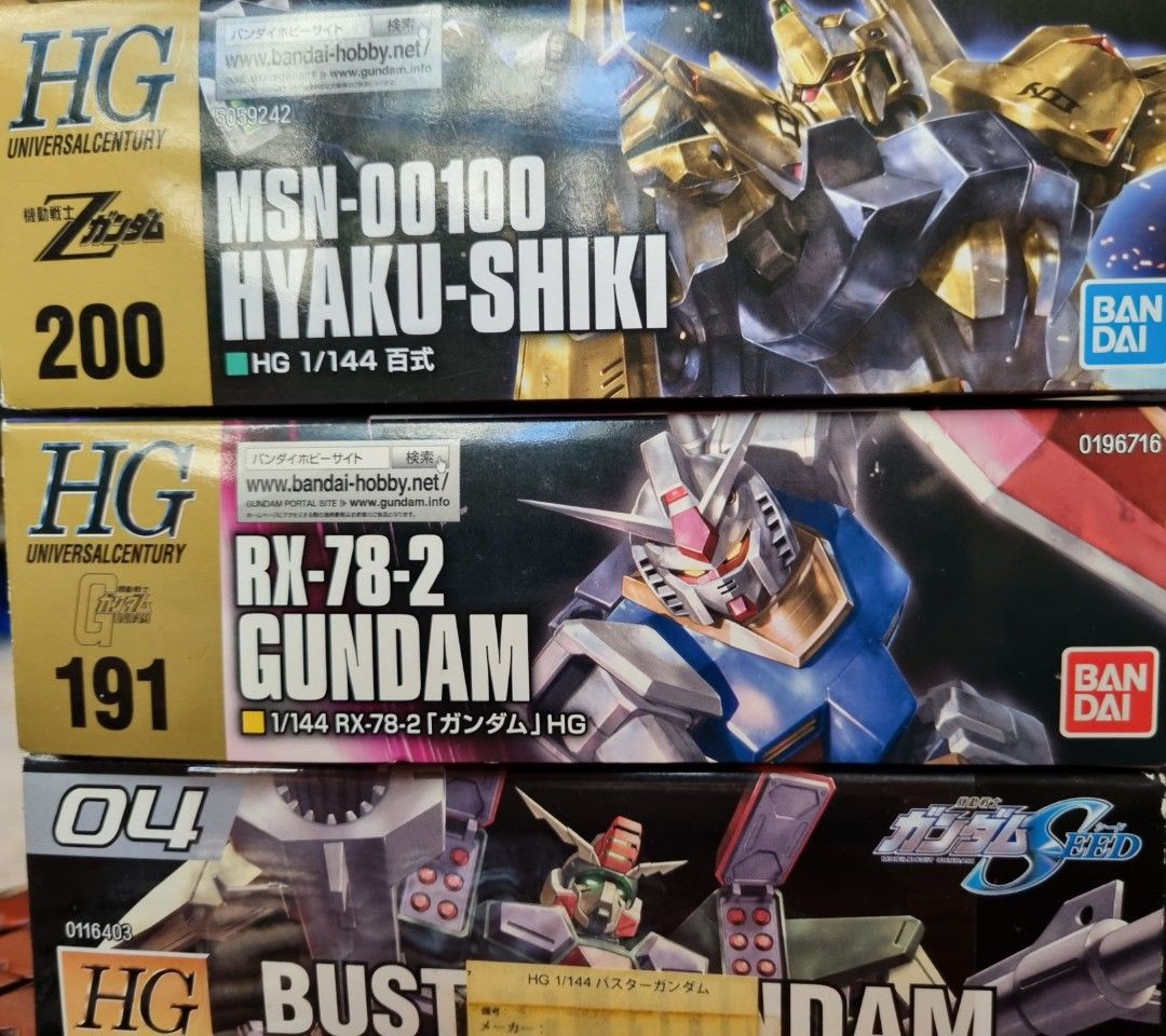 HG gundam kits, Hobbies & Toys, Toys & Games on Carousell