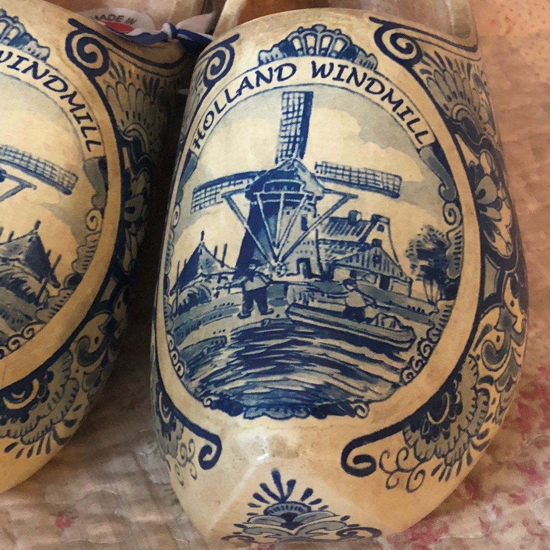 Vintage Holland Windmill wooden clog / shoes, Hobbies & Toys ...