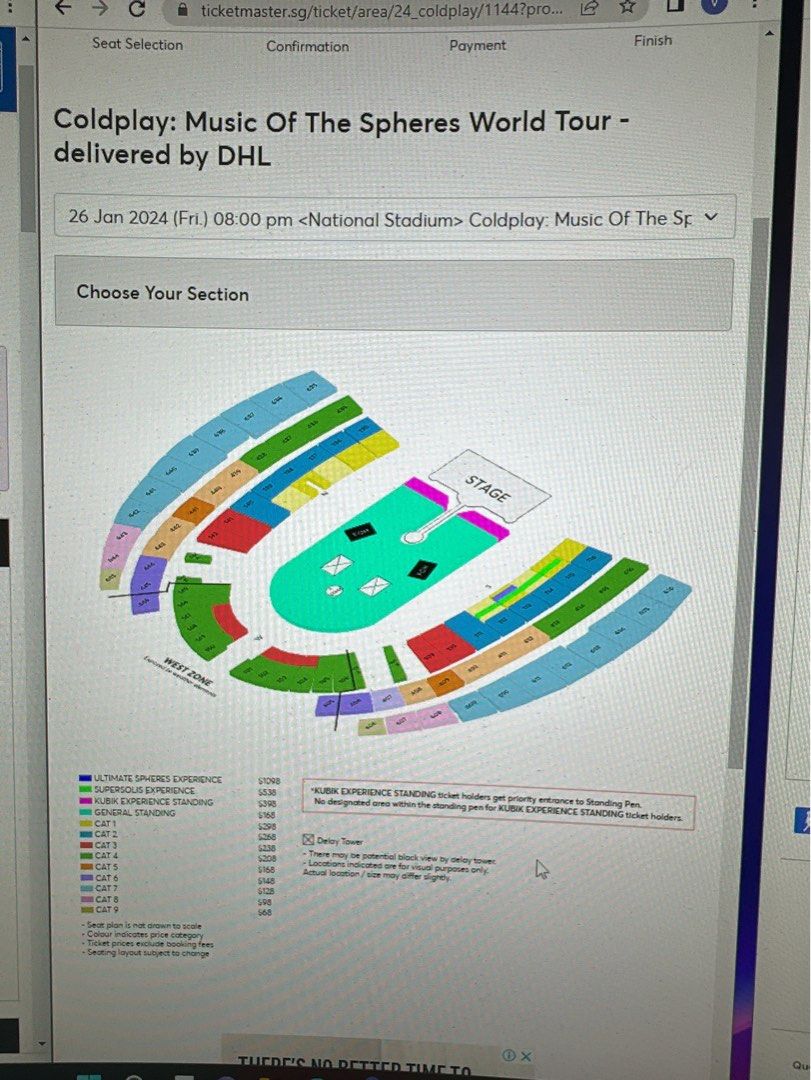 HTB coldplay singapore, Tickets & Vouchers, Event Tickets on Carousell