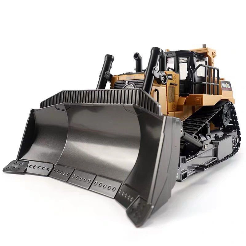 HUINA 1569 RC Bulldozer 1:16 8CH Remote Control Truck 2.4G Radio ...