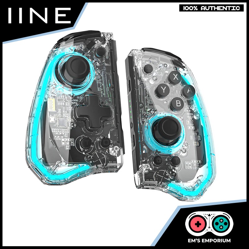IINE Elite Plus Joypad Nintendo Switch ALPS Metal Joystick with Light ...