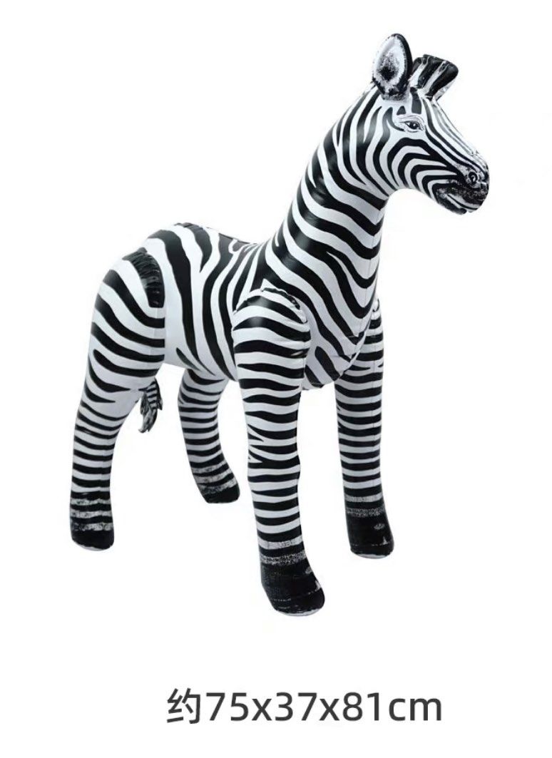 Inflatable Zebra, Hobbies & Toys, Toys & Games on Carousell
