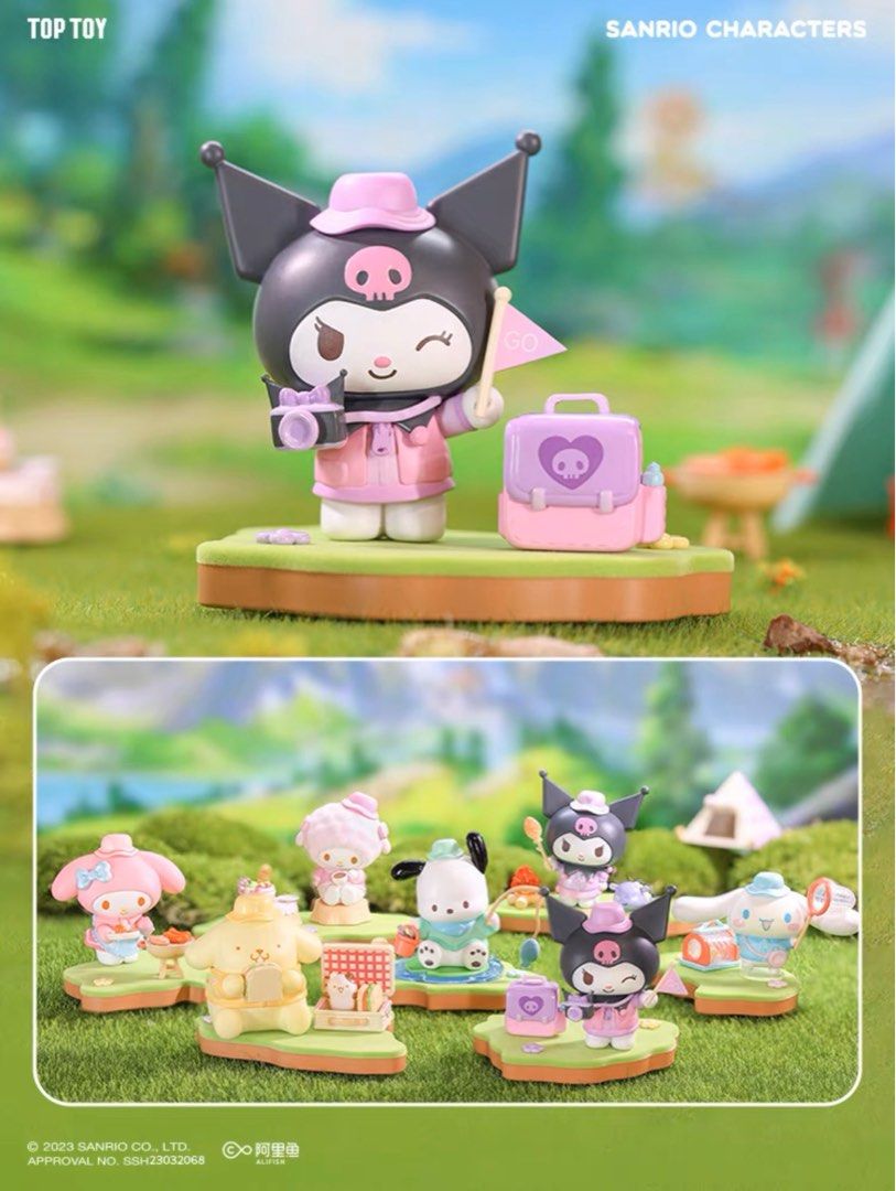 [Instocks] TOP TOY Sanrio Characters Camping Friends (Kuromi / My ...