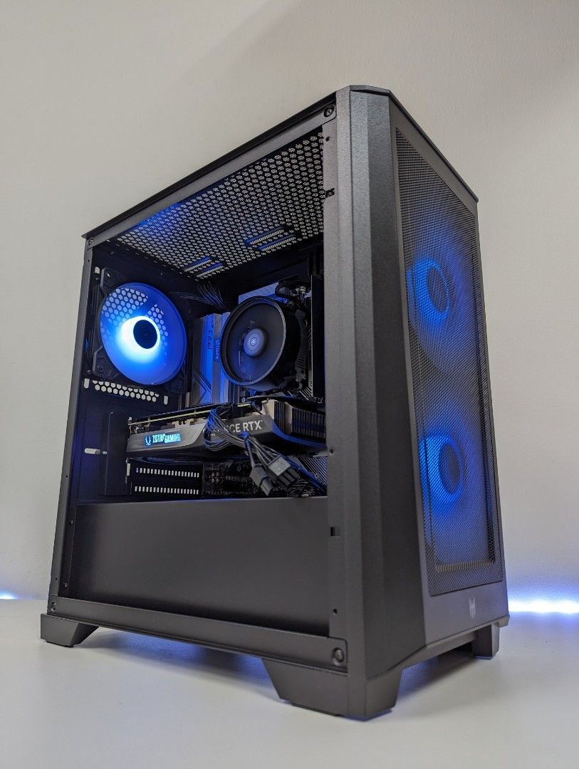 INTEL I5 13400F + RTX 4070 custom computer - max out cyberpunk ...