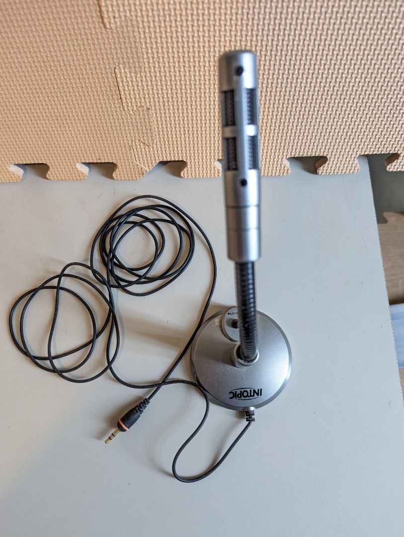 Intopic 廣鼎 桌上型麥克風(jazz-012), 電腦及科技產品, 電腦周邊產品, 其他電腦及電子周邊產品在旋轉拍賣