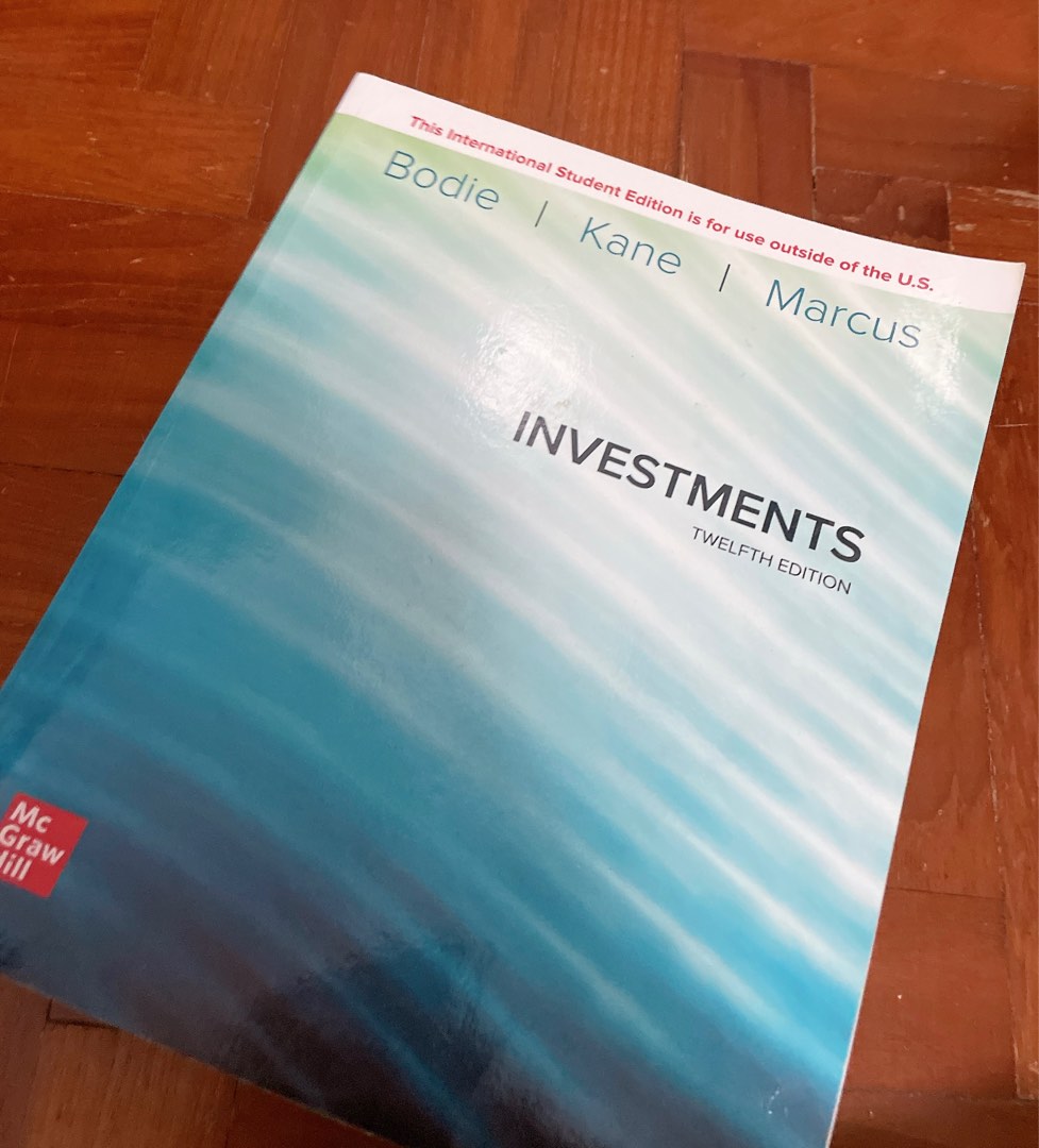 Investments Bodie Kane Marcus 12th Edition, Hobbies & Toys, Books ...